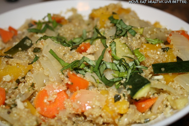 Move. Eat Healthy. Live Better.: QUINOA PRIMAVERA