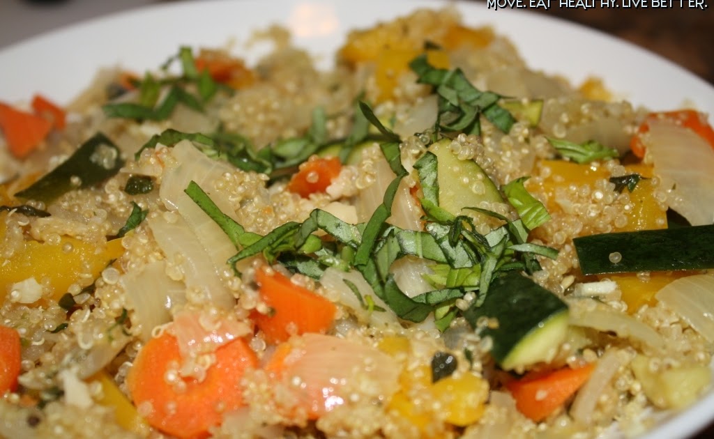 Move. Eat Healthy. Live Better.: QUINOA PRIMAVERA