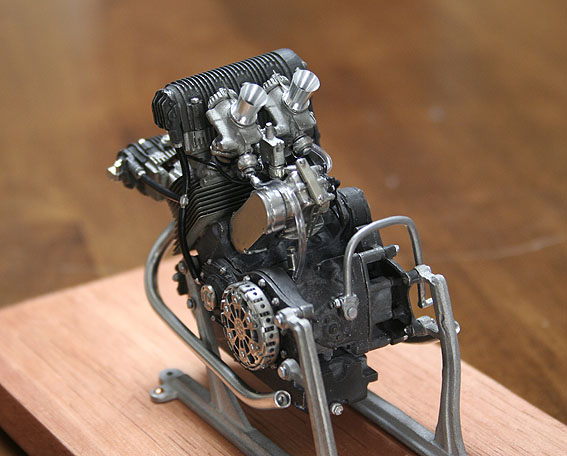 Racing Scale Models: Engines - AJS E95 Porcupine 1954 by Cosmo's Factory
