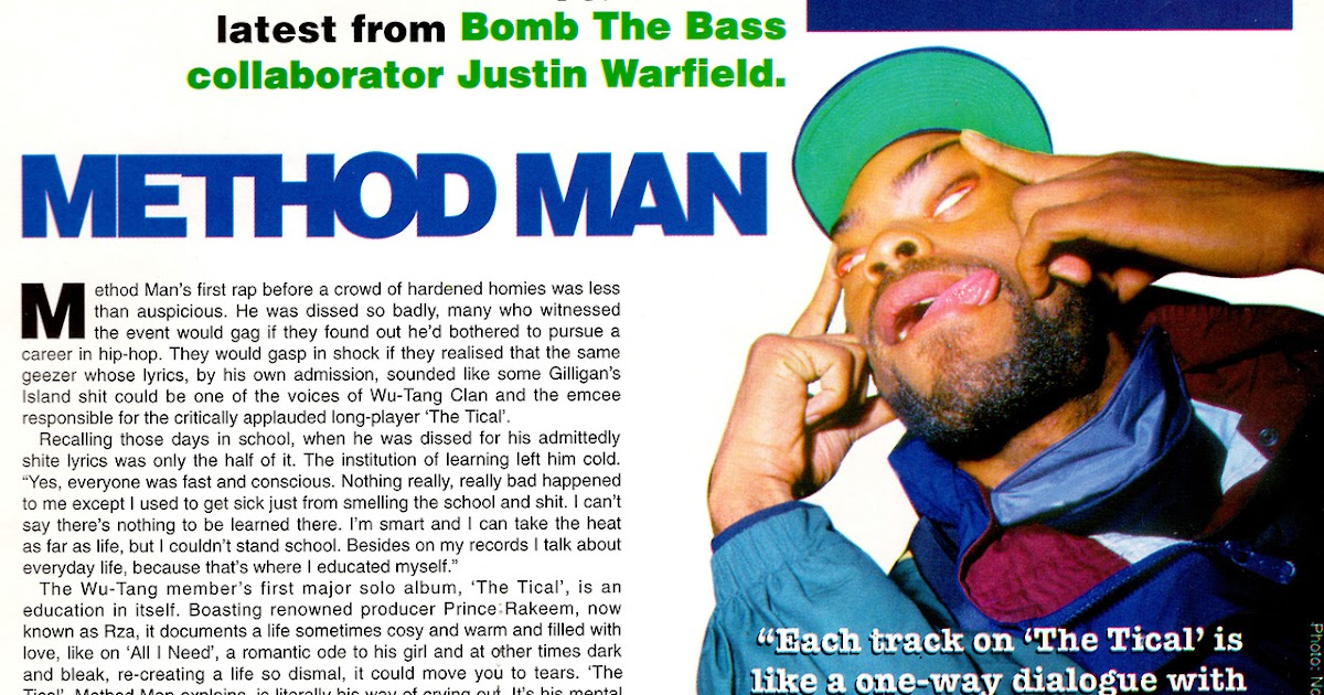 HipHop-TheGoldenEra: Album Review : Method Man - Tical - 1995