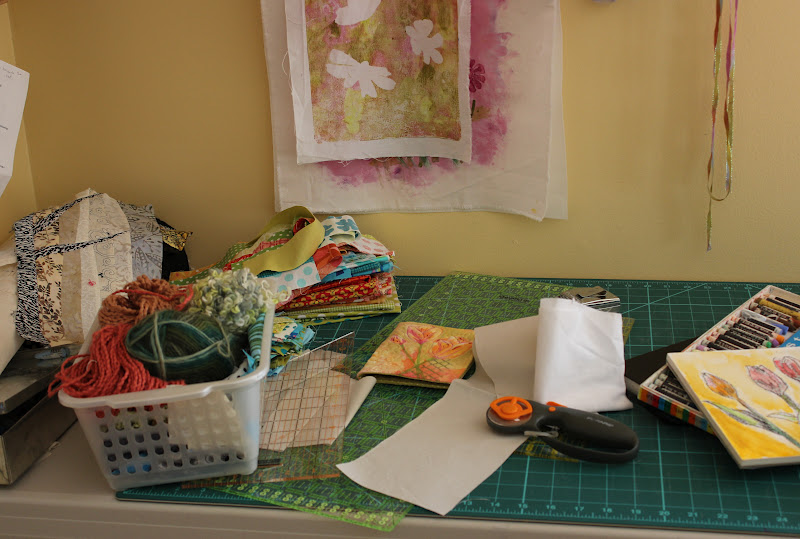 Through My Window: messy work table collaboration
