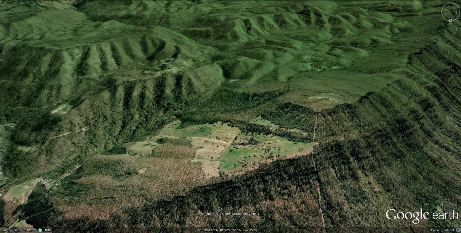 The High Knob Landform: April 2012 - Spring Majesty In Maple Gap