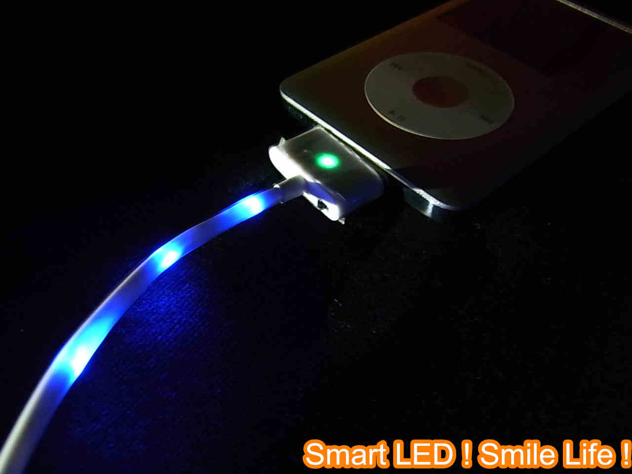 Magic LED Nano Strip: Magic LED flashing USB charger cable for iPhone ...