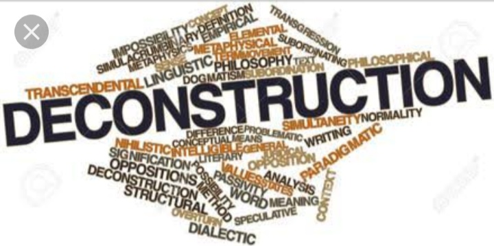 Derrida and deconstruction....