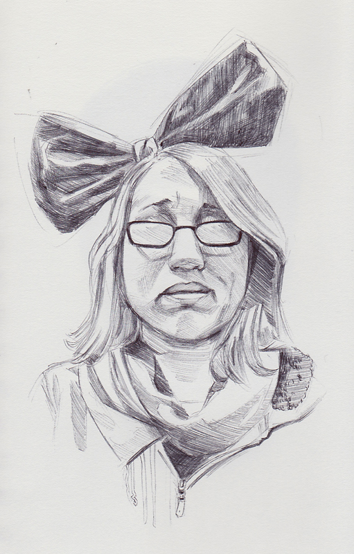 Beyond the Vanishing Point: Ballpoint Pen Portraits