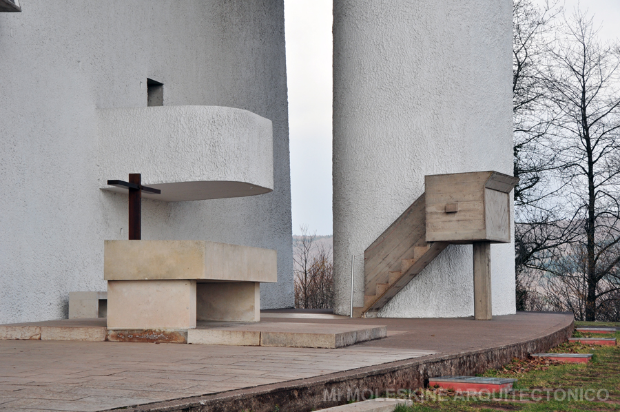 MY ARCHITECTURAL MOLESKINE®: LE CORBUSIER: CHAPEL OF NOTRE-DAME-DU HAUT ...