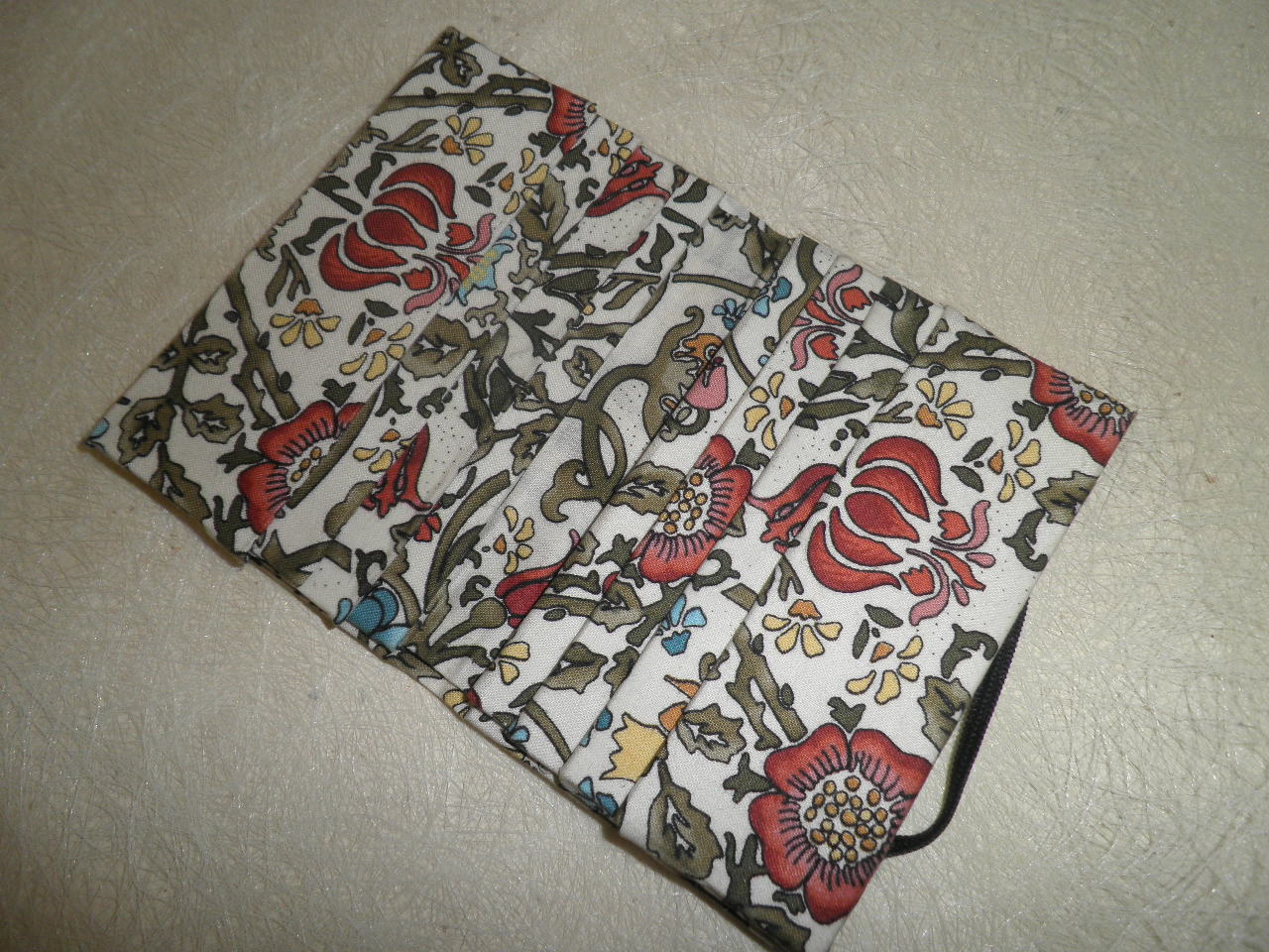 cartón papel cuero: CARTERA DE TELA PARA TARJETAS