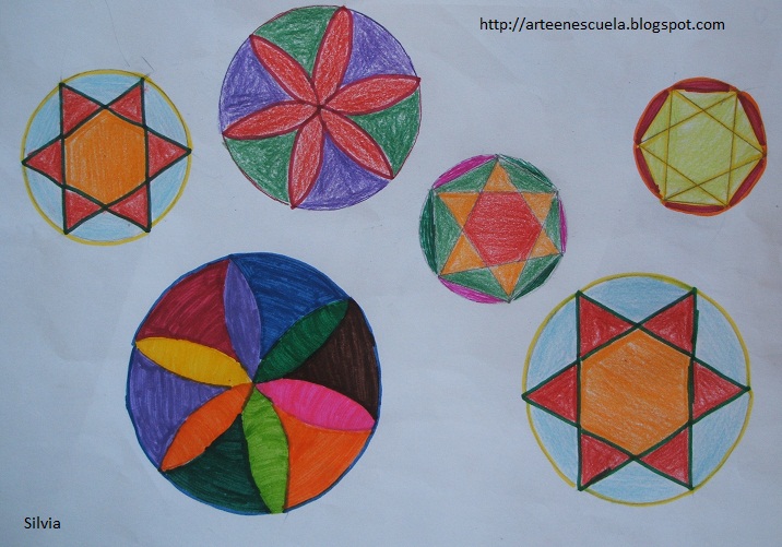 ARTE EN LA ESCUELA: CREAMOS CON EL COMPÁS