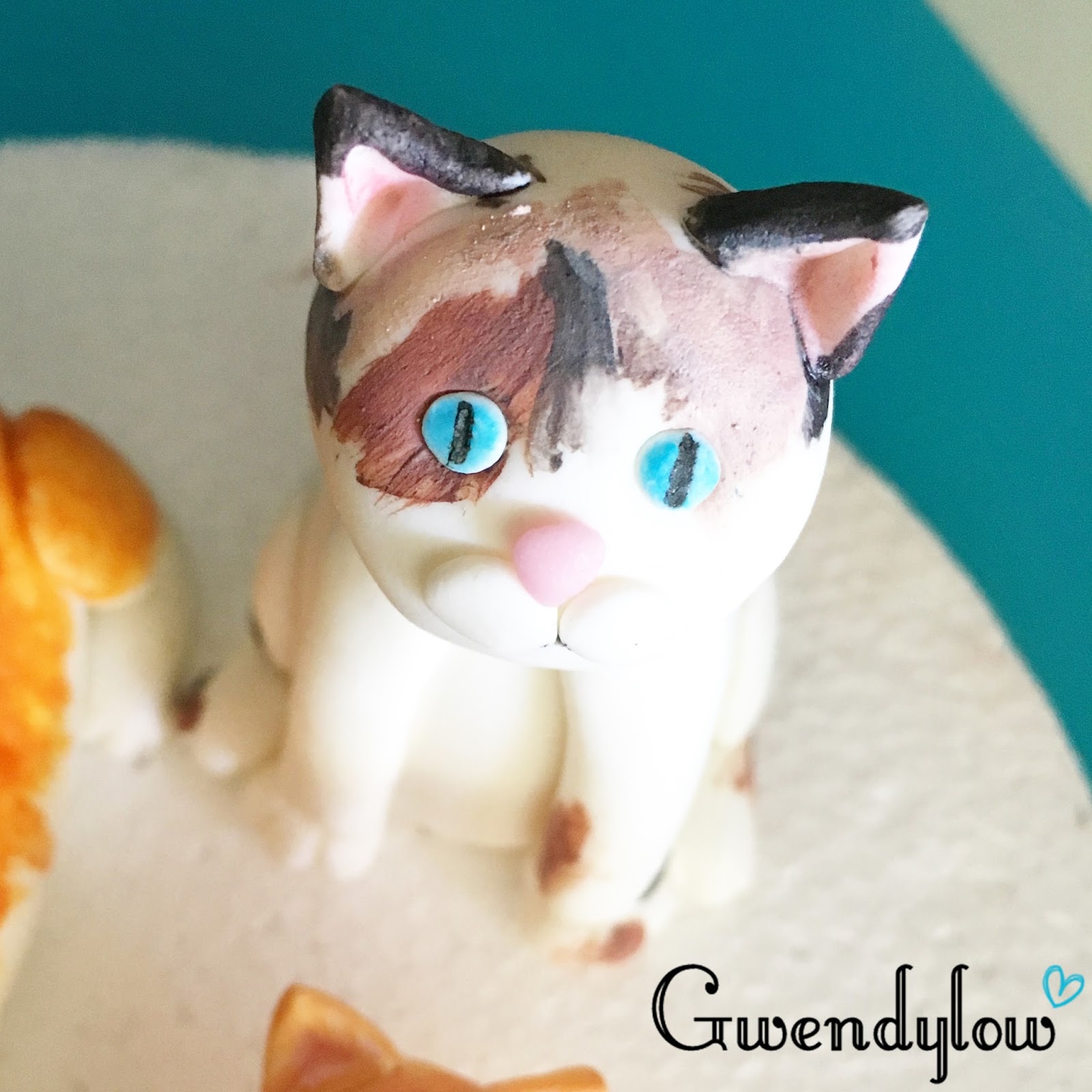 Gatitos de Fondant | Toppers Cake - Ñam, Ñam!!!