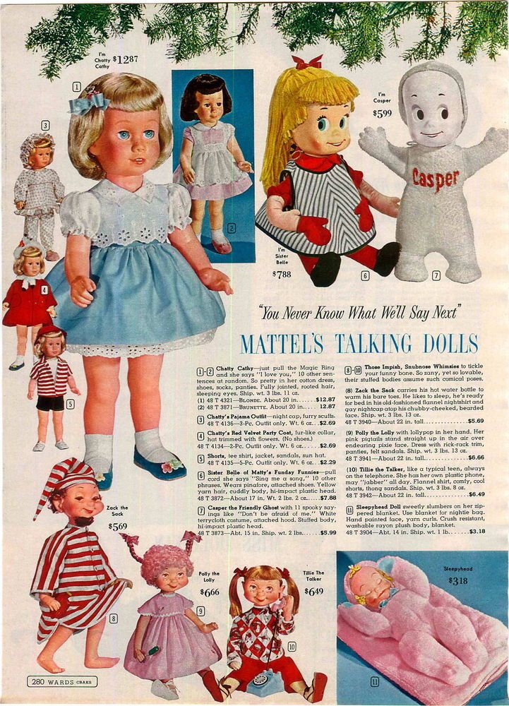 PLANET OF THE DOLLS: Doll-A-Day 2019 #199: Matty Mattel and Sister Belle