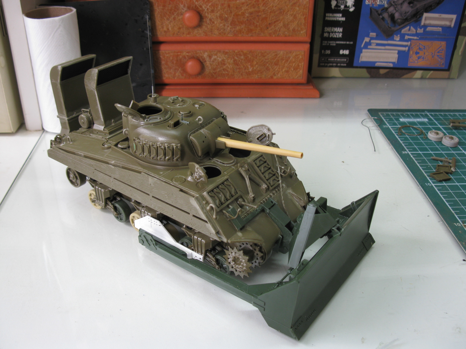 Panzerserra Bunker- Military Scale Models in 1/35 scale: M4A3 Sherman ...