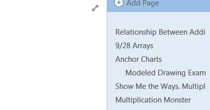 Flipping with Fisher: OneNote: Organizing Your Table of Contents