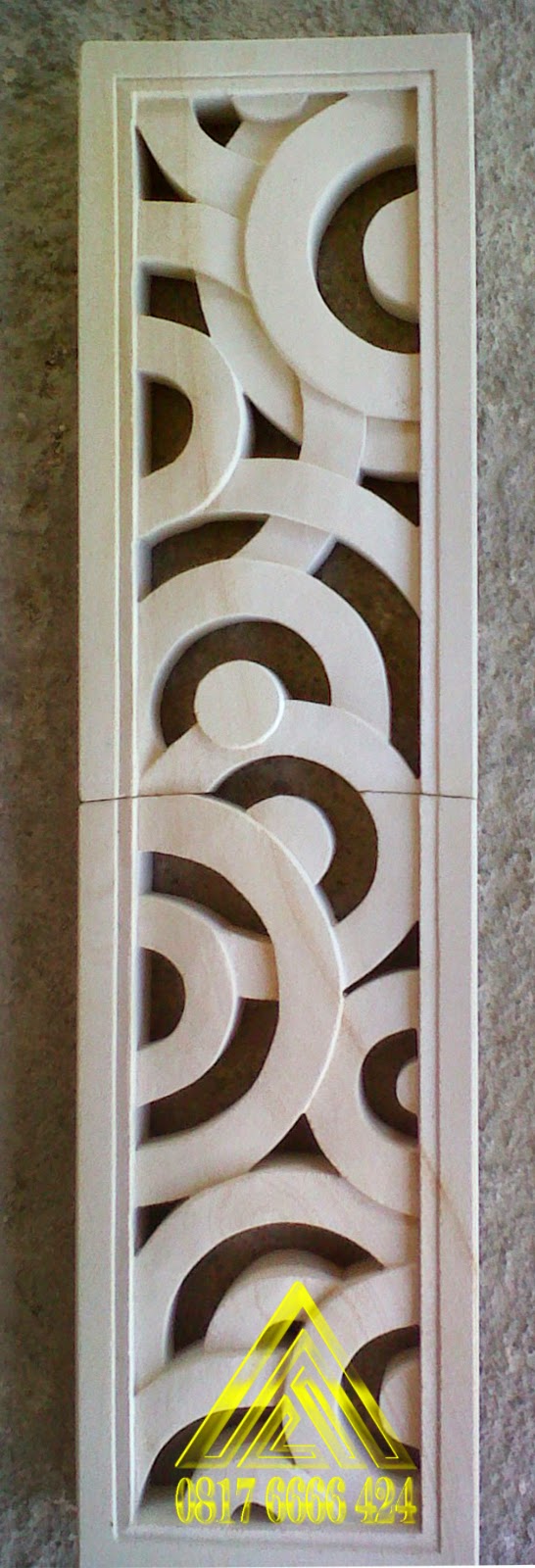 Roster batu alam untuk ventilasi udara