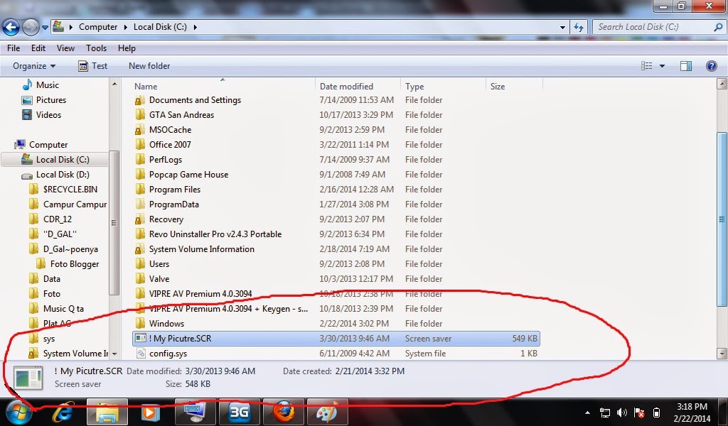 Profil Lengkap Virus ! My Picture.SCR dan Cara Jitu Manghapusnya ! | "D ...