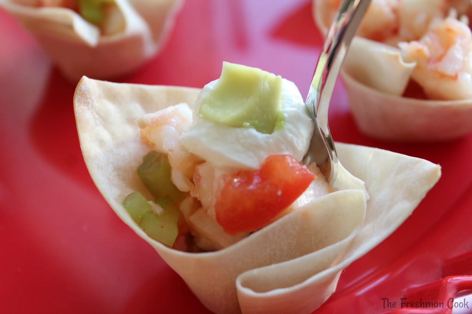 The Freshman Cook: Ceviche Shrimp Cups / #BBQWeek