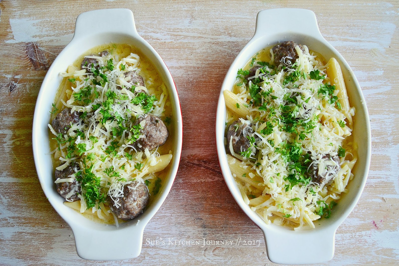 Swedish Meatball Creamy Pasta ~ Swesia's Journey
