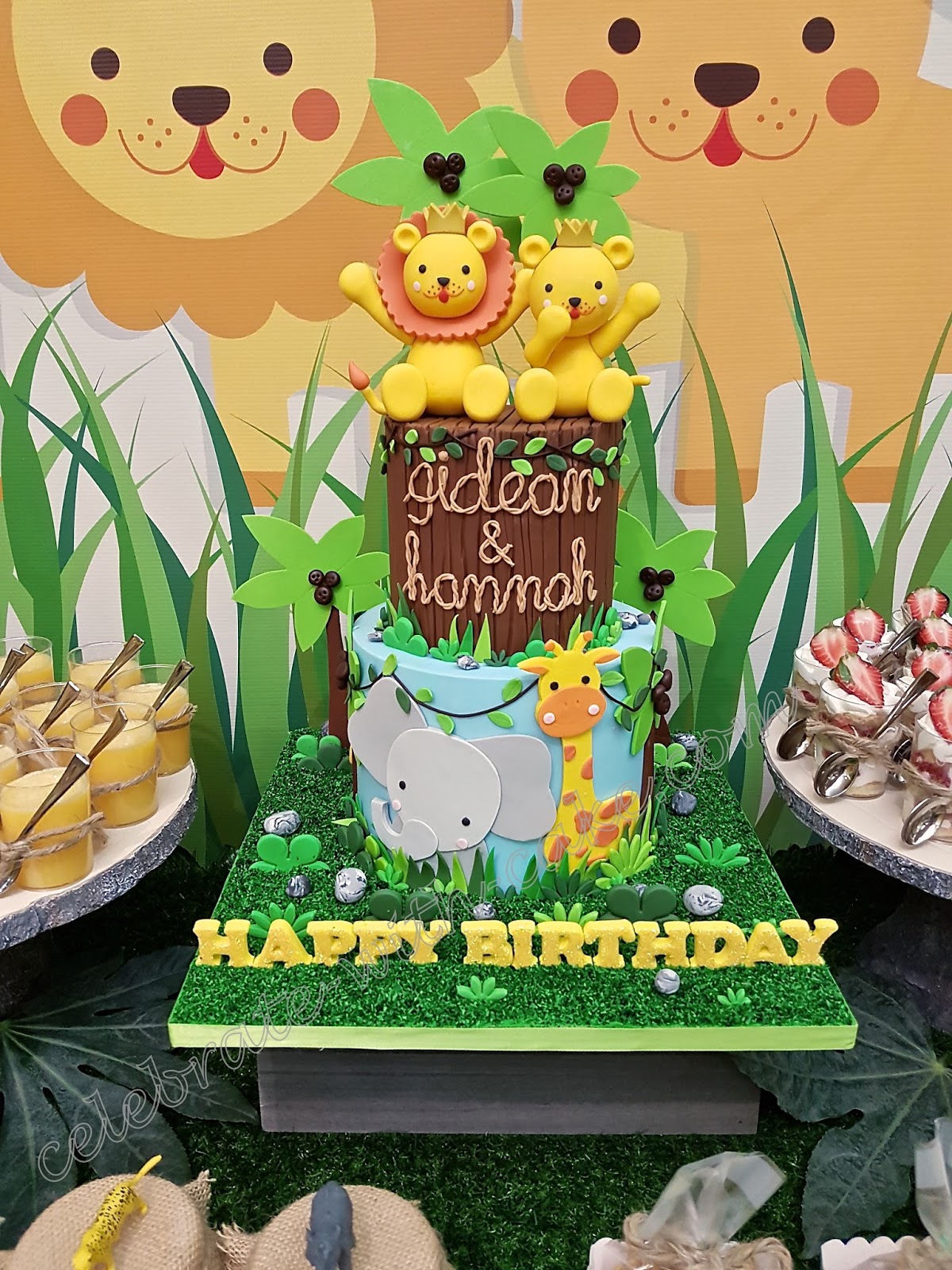 Celebrate with Cake!: Safari themed Dessert Table (Please click on post ...