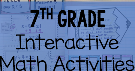 Kelly McCown: 7th Grade Interactive Math Notebook