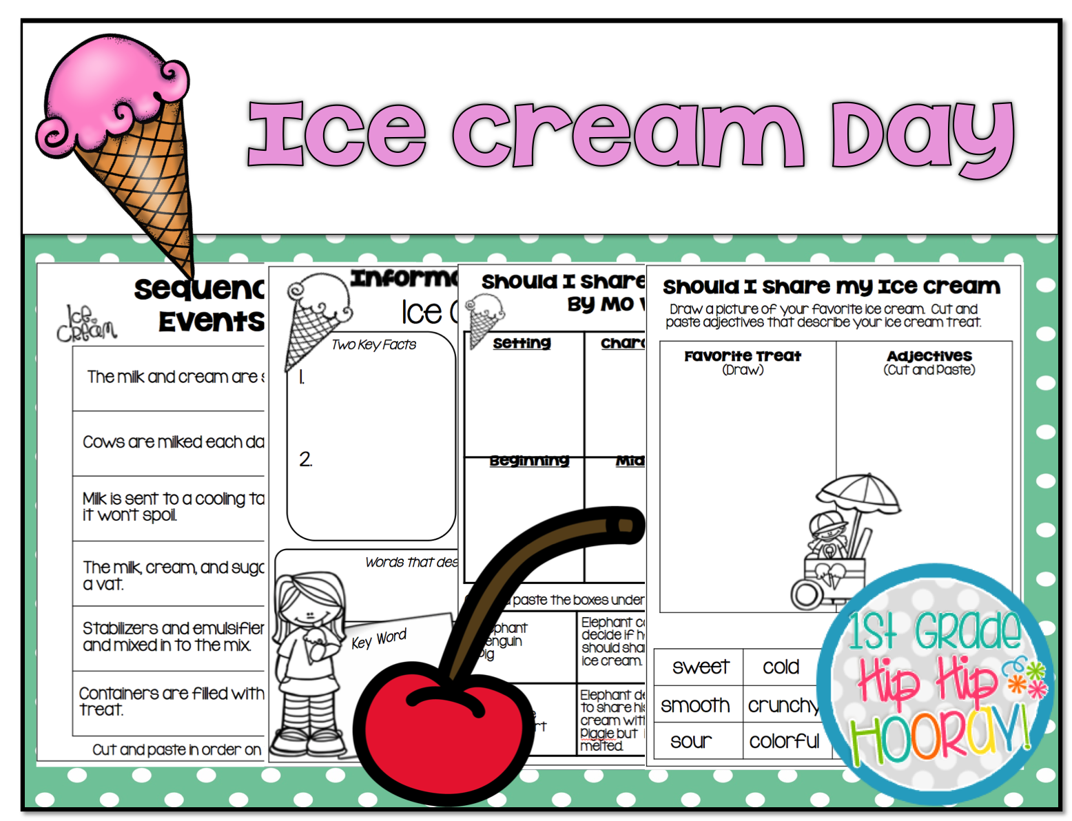 1st Grade Hip Hip Hooray!: Ice Cream Day!