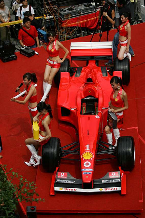 Ferrari Girls F1 Racing Hot Product Models Female Sports Stars
