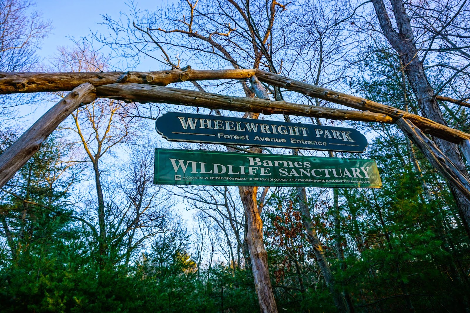 Wheelwright Park & Barnes Wildlife Sanctuary- Cohasset, MA