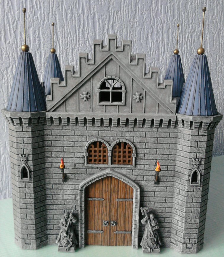 WK's Miniature Imperium: Revamping a cheap castle kit - part 1