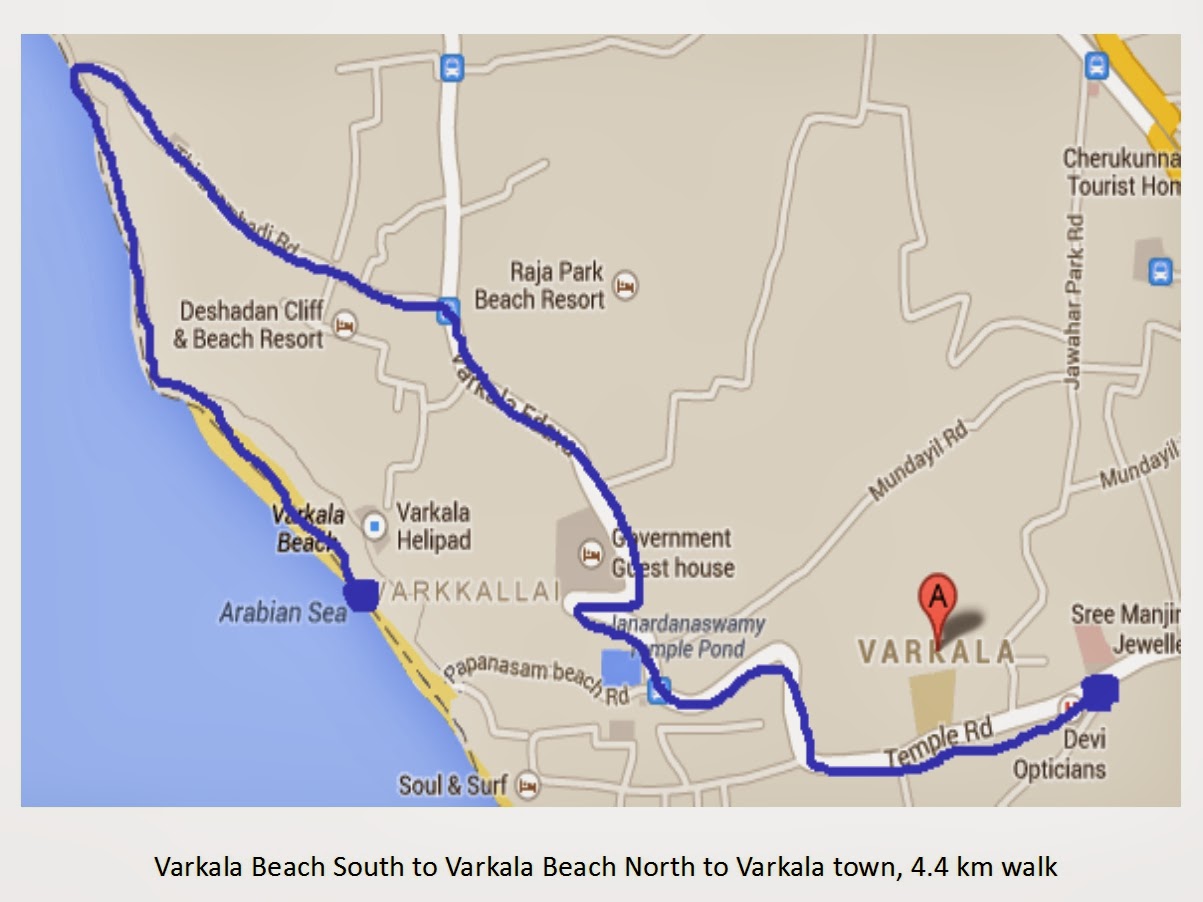 Travel and food tales: Varkala wanderings