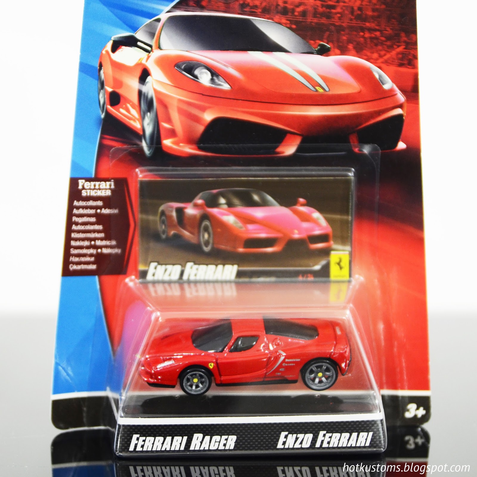 Hot Kustoms Mini Cars: The carded issue - 2007 Hot Wheels Ferrari Racer ...