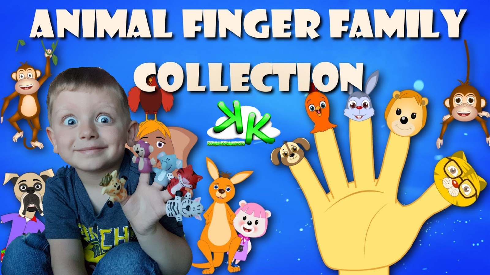 Animal Finger Family Nursery Rhyme and Song