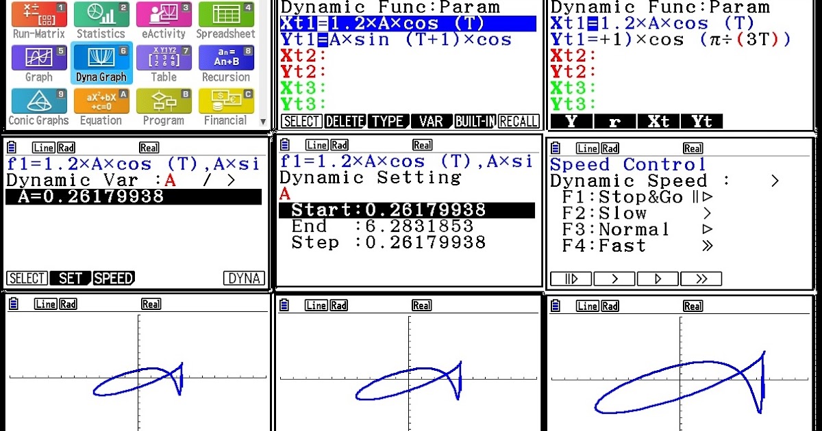 Eddie s Math And Calculator Blog Casio Fx CG50 Animation Of A Graph