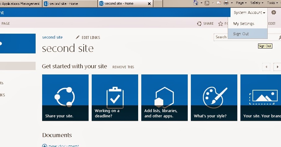 Sign In As a differant user in SharePoint 2013 | Anil Avula's Microsoft ...