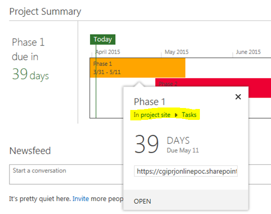 Project Server & Online Behind The Scene: Project Online sites: the ...
