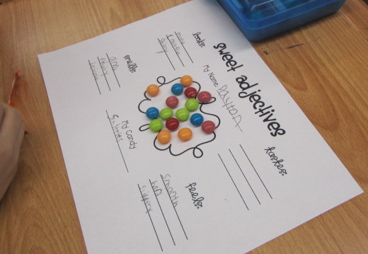 Across the Hall in 2nd: Adjectives Are Sweet