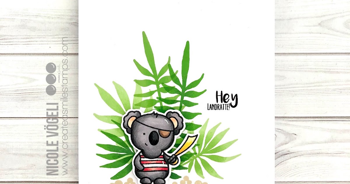 Create a smile: Clean and Simple Koala Card