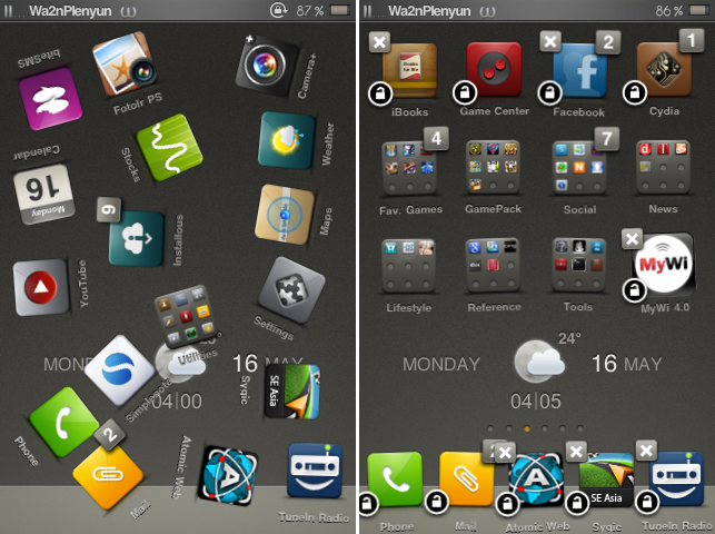 Wa2n emang Plenyun..: My iPhone 3Gs UI Layout