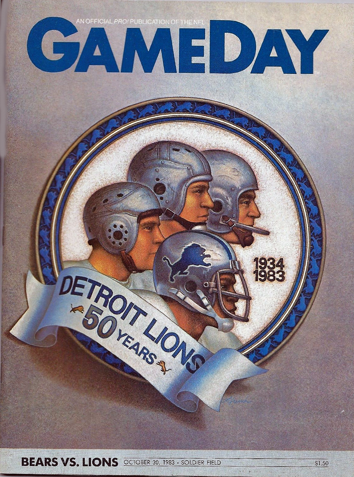 Pro Football Journal Presents: NFL Art: 1983 NFL Game Program Art