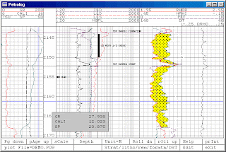 Jendela Explorasi: SP logging