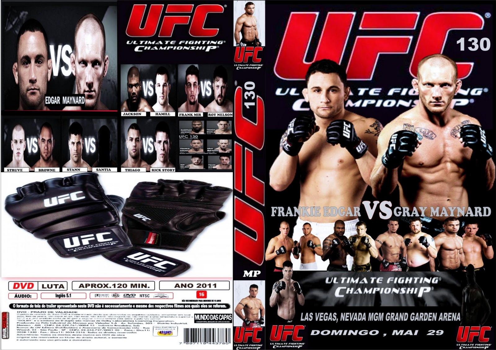 CAPA- UFC 130 EDGAR VS MAYNARD | VIRTUAL MUNDO CAPAS