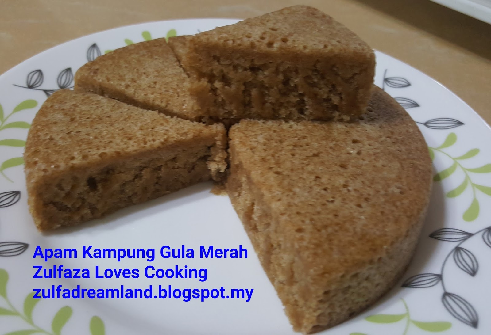 ZULFAZA LOVES COOKING: Apam Kampung Gula Merah
