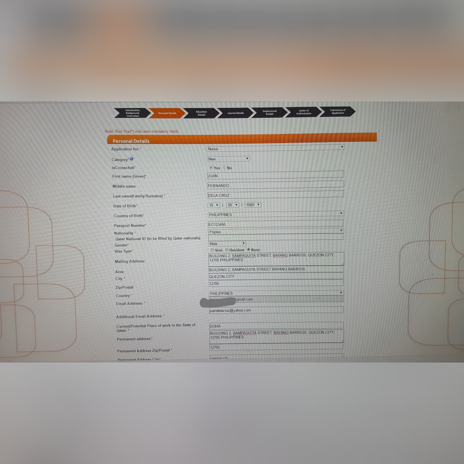 Step by Step Procedure on Dataflow Application for Qatar