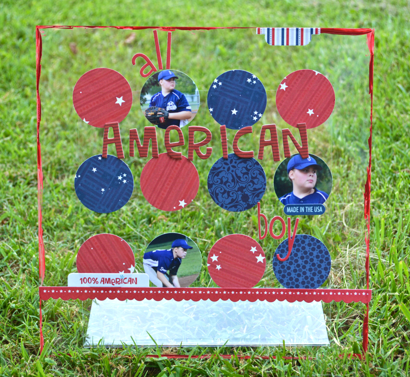 Much Ado About Nothing: !ALL American Boy Layout- Bella BLVD + Clear ...