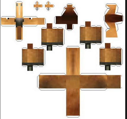 MineCraft PaperCraft Guide: Papercraft animals