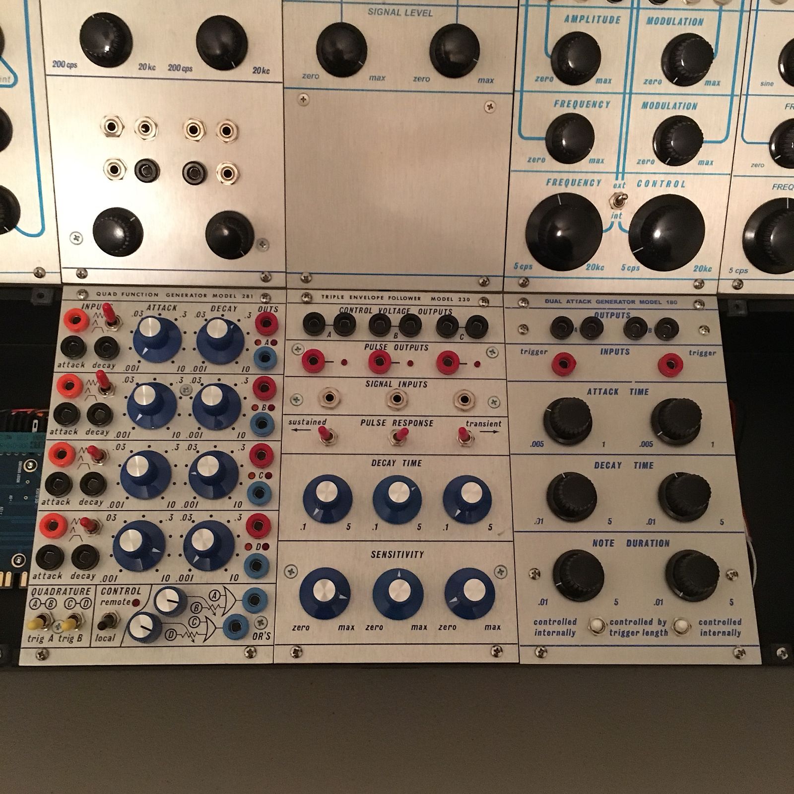 MATRIXSYNTH: Large Buchla Format Modular Synth - Signed by Morton Subotnick