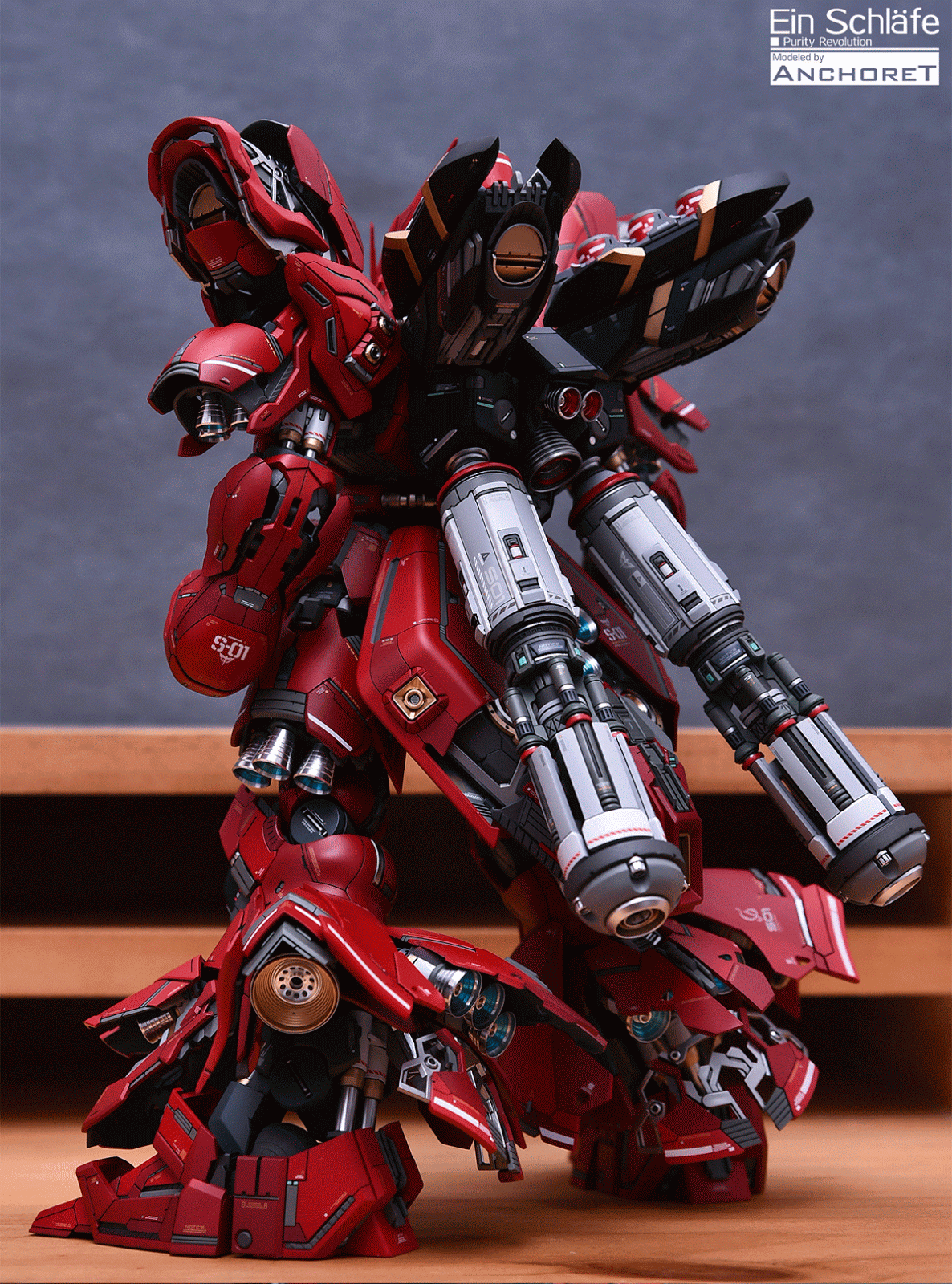 Custom Build: MG 1/100 MSN-04 Sazabi Ver. Ka [Detailed] '300,000 Yen ...
