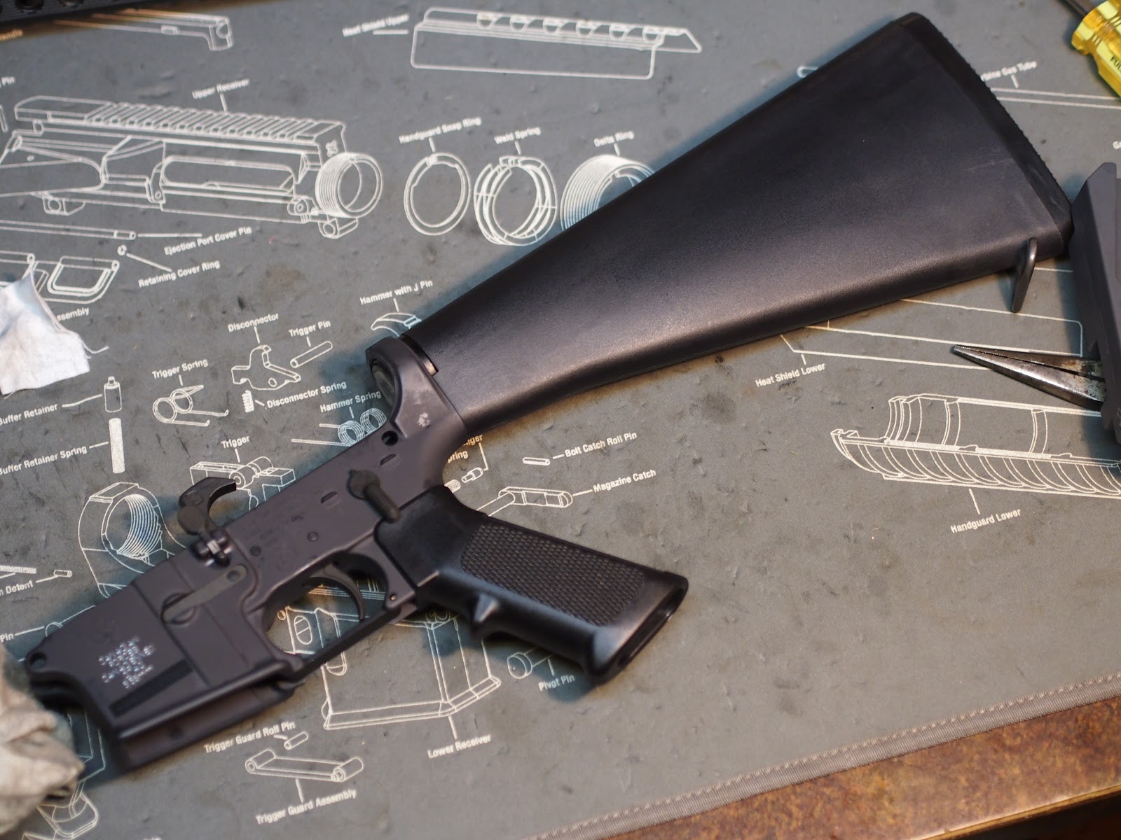 Mister Donut's Firearms Blog: C7 fixed carry handle build