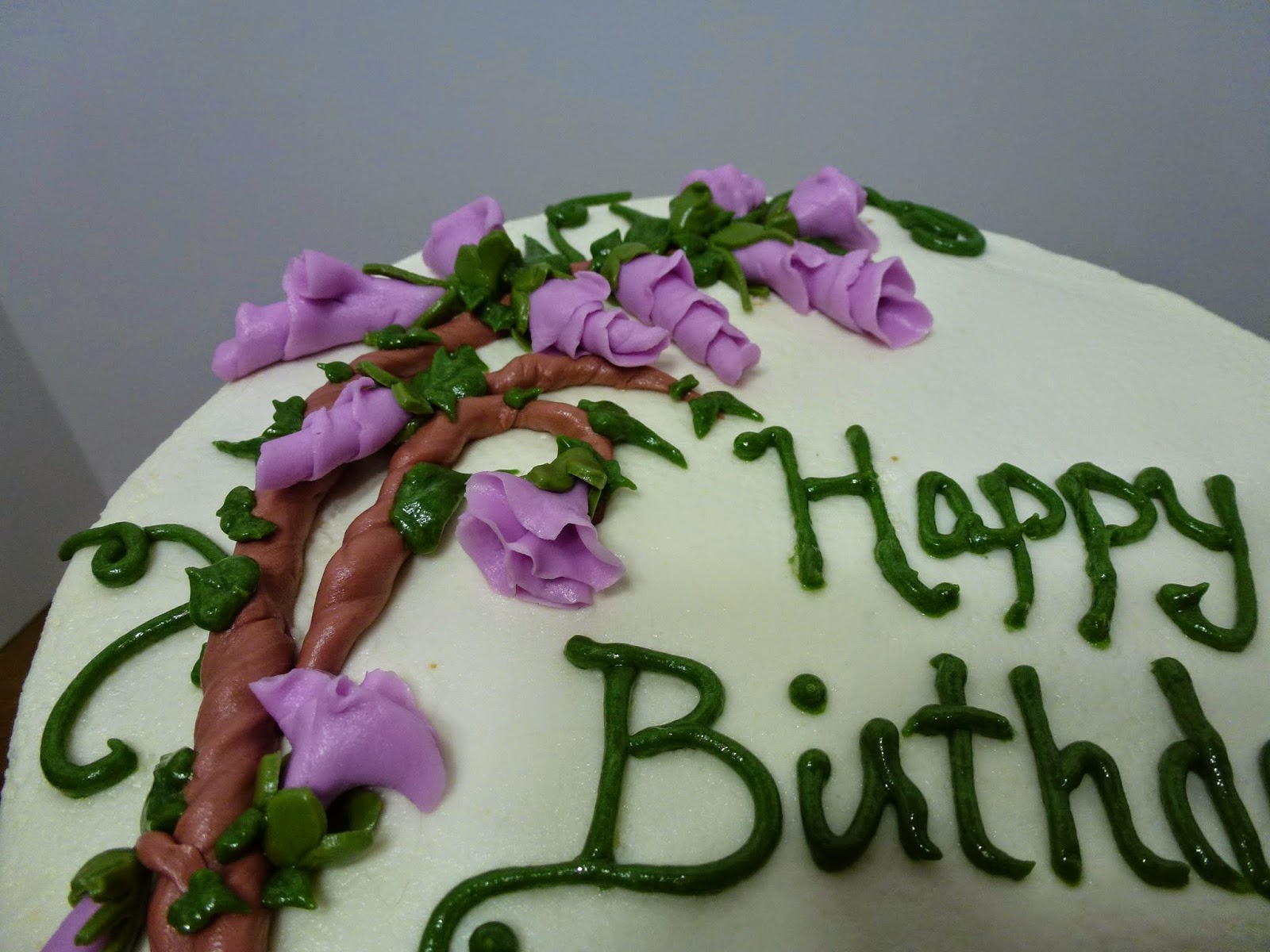 Cakes By Chris: Rita's Wisteria Birthday Cake