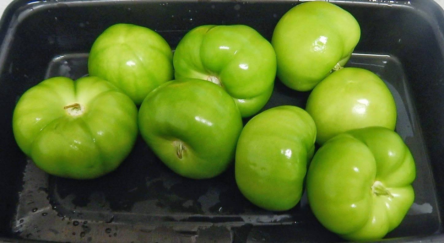 Palatable dishes from Jess's kitchen :) : Pacha Thakkali / Green Tomato ...