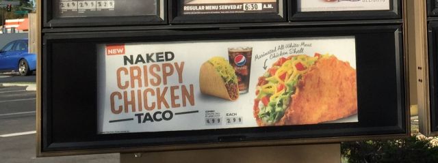 Taco Bell Testing Fried Chicken Taco Shell
