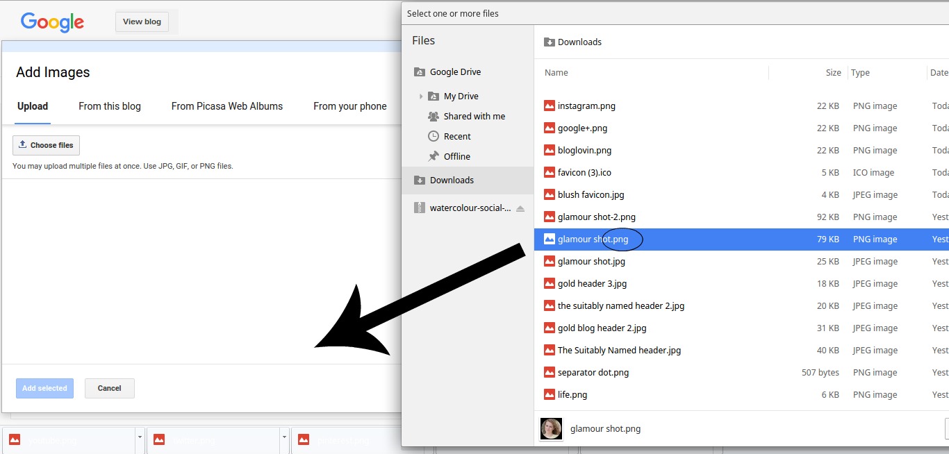The Suitably Named: DIY: Make your Blogger profile image round using ...