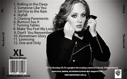 Graphic Design I, Mod 2, 2013: CD Cover and Back